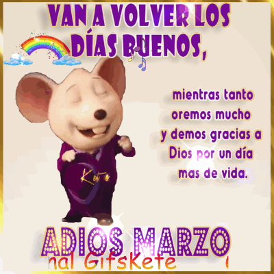 Adiós marzo - Gifs-Kete